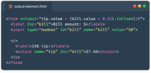 The HTML output Element - Front-end Tips